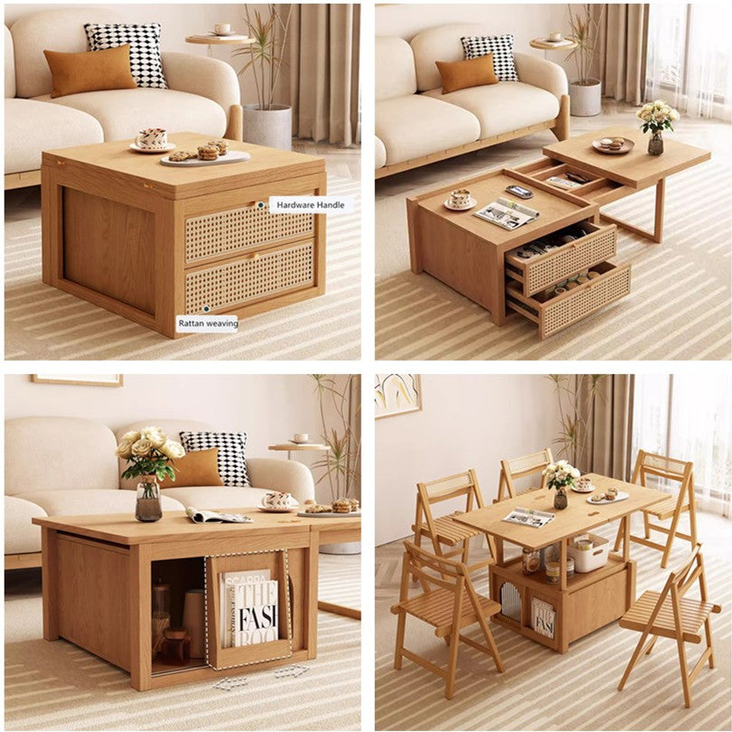 Deformable Combination Coffee Table With 2 Storage Drawers – SPS FURNTIURE