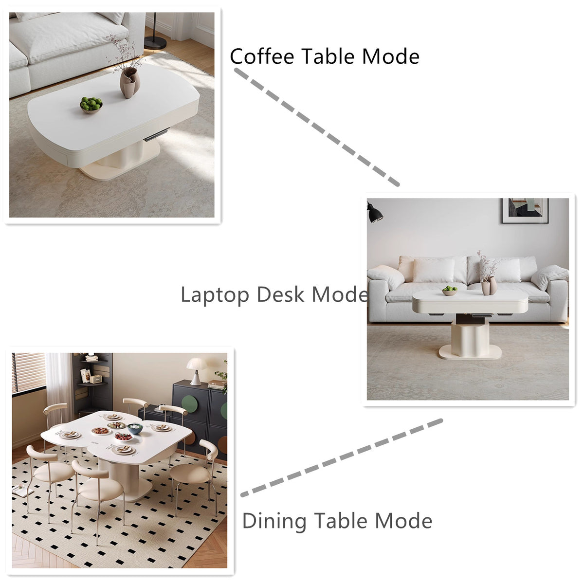 Liftable and Expandable Coffee Table – SPS FURNTIURE