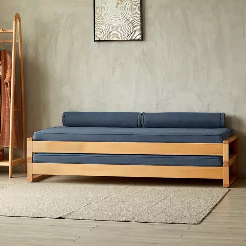 Japandi Solid Wood Stackable Sofa Bed – SPS FURNTIURE