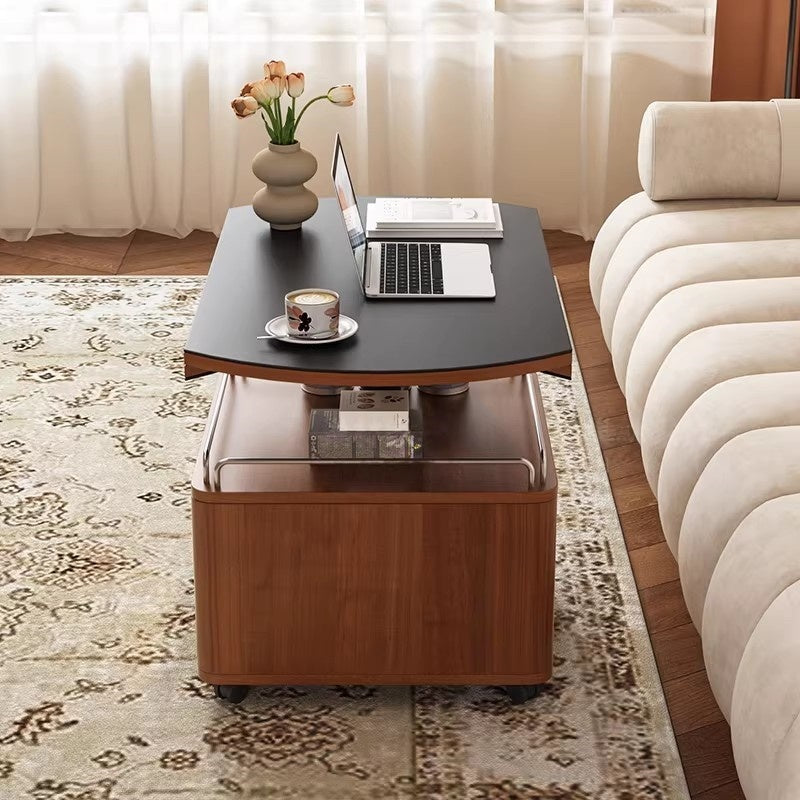 Solid Boxwood Liftable and Foldable Sintered Stone Coffee Table – SPS ...