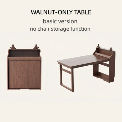 Solid Wood Folding Multifunctional Dining Table for Small Apartments ...