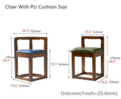 Space Saving Solid Wood Nesting Dining Table and Chairs Set – SPS FURNTIURE