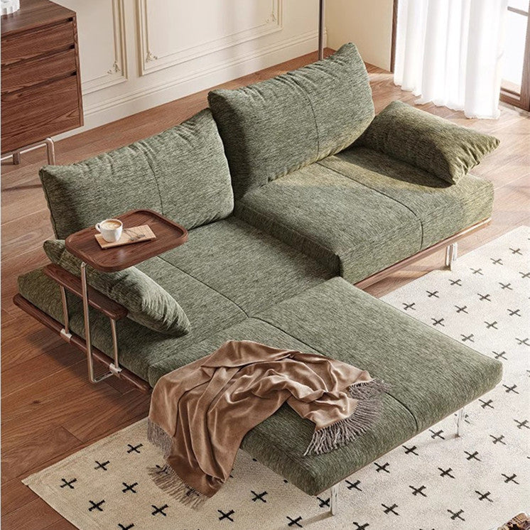 Modern Separate Pull-Out Sofa Bed with Armrest End Table – SPS FURNTIURE