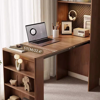Space Saving Folding Desk with Display Cabinet – SPS FURNTIURE