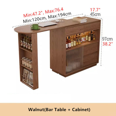 360 Degree Rotating Bar Table With Cabinet and Stools – SPS FURNTIURE