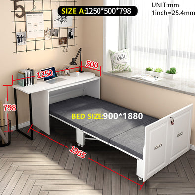 Telescopic and Rotating Corner Computer Desk with Folding Bed – SPS ...