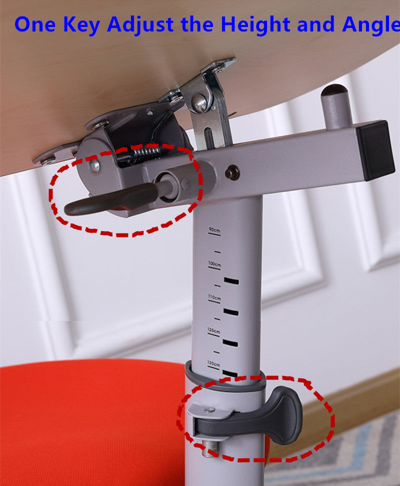 Movable and Adjustable Children's Study Table Mobile Workstation for A ...