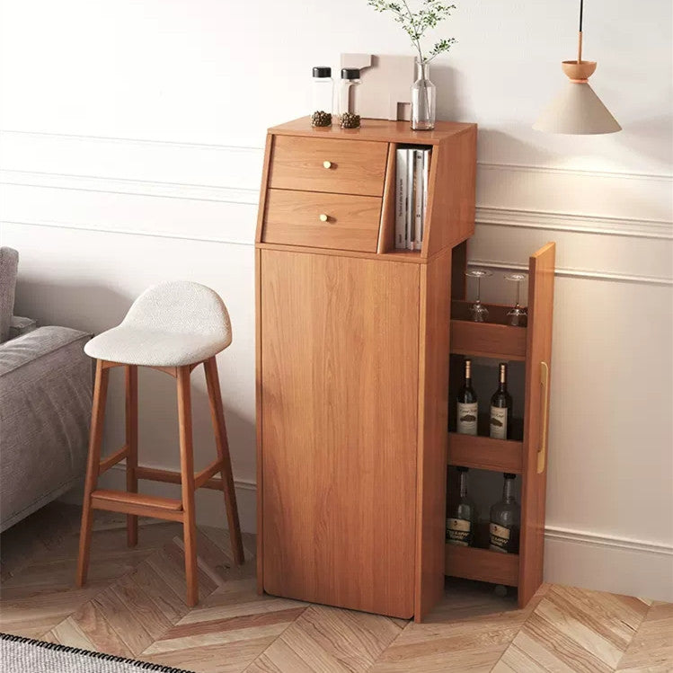Folding Wine Bar Table with Pull Out Wine Rack – SPS FURNTIURE