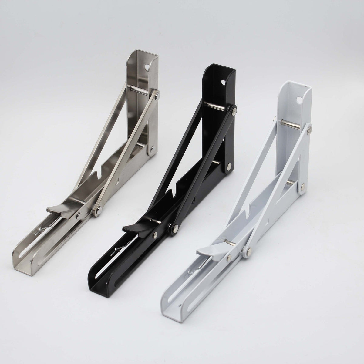 Heavy Duty Stainless Steel Collapsible Bracket for DIY Space Saving Wa ...