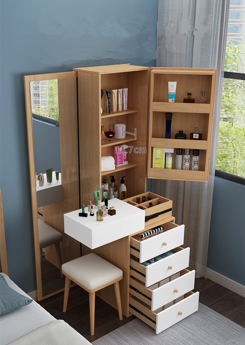 Nordic Dressing Table with Full Body Mirror And Drawers – SPS FURNTIURE