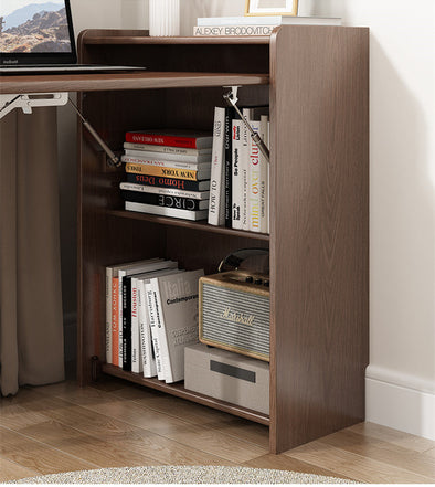 Space Saver Foldable Computer Writing Table With Book Shelf – SPS FURNTIURE