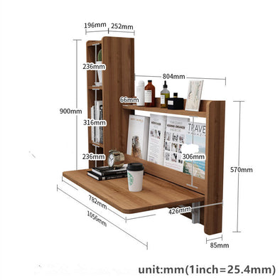 Wall Mounted Foldable Desk and Shelf – SPS FURNTIURE