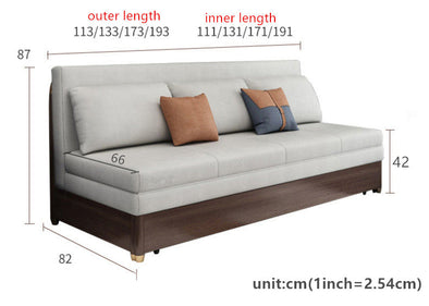 Modern Convertible Sofa Bed with Electric Liftable Coffee Table – SPS ...