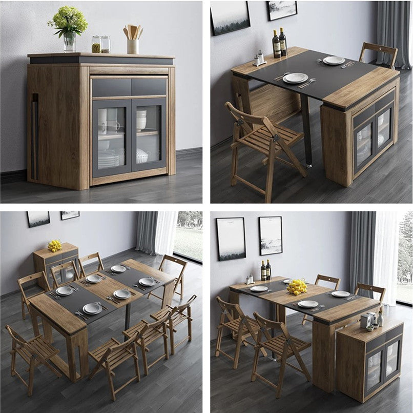 Extendable Dining Table With Sideboard – SPS FURNTIURE